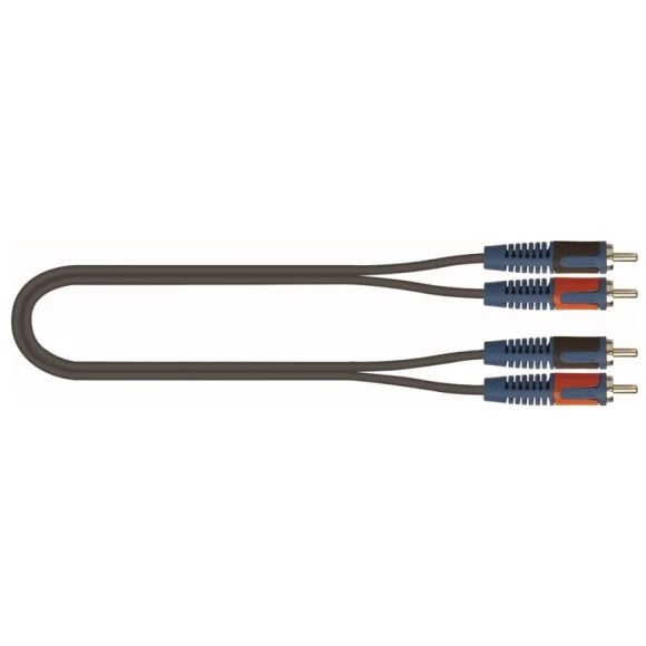 Кабель комутаційний Quik Lok RKSA110-2 (2 RCA male - 2 RCA male, 2 m ...